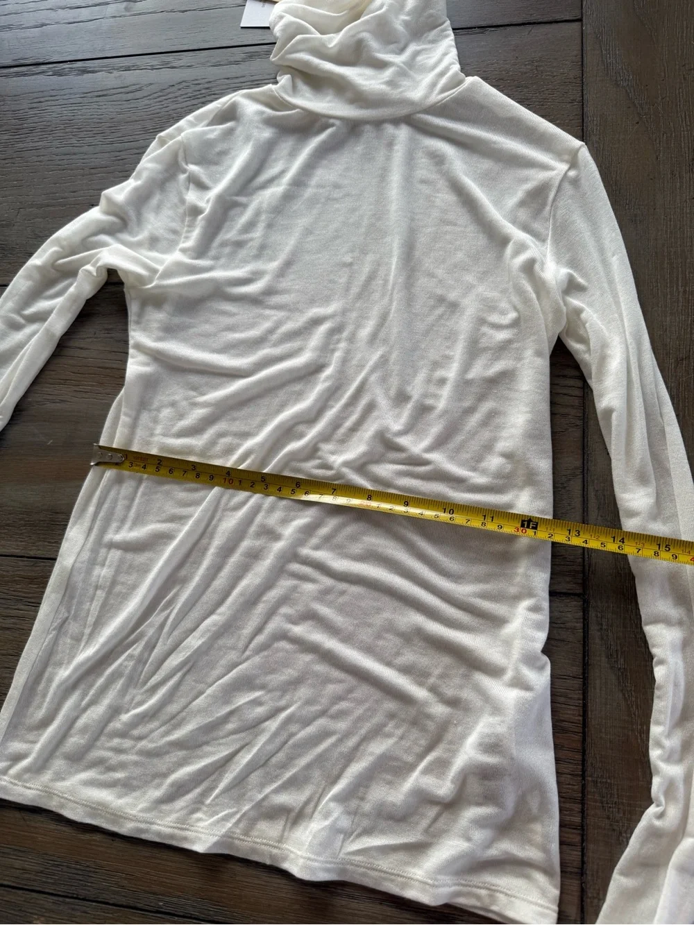Marcella NYC | Tops | Marcella Off White Sheer Longsleeve Turtleneck ...